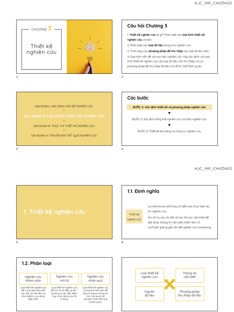 KJC - MR Chương 3 | PDF