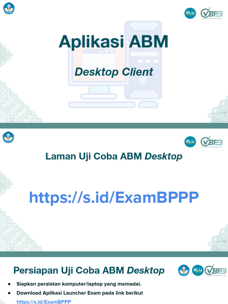 Aplikasi ABM Desktop Client 2024 | PDF