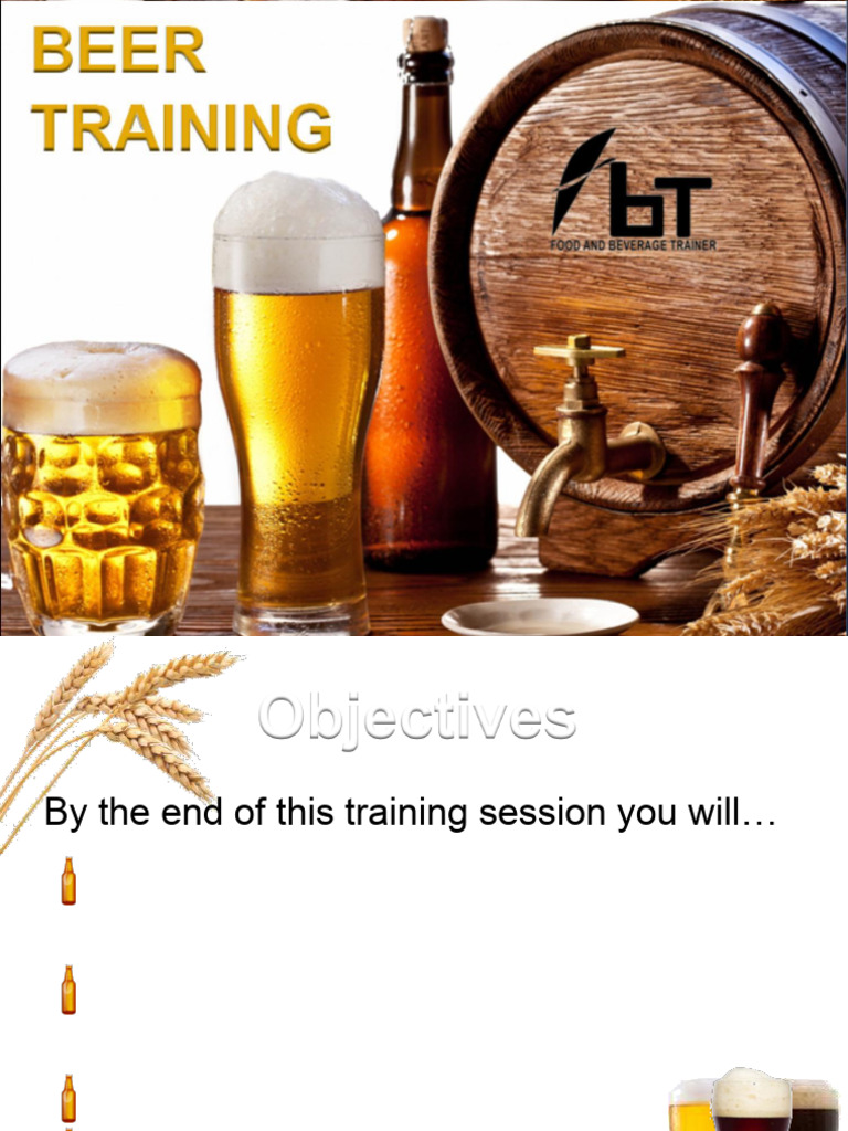 Beer Training PDF | PDF | Brewing | Beer
