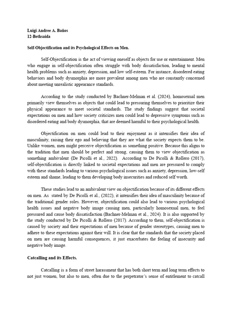 Comprehensive RRLS-Baños Betshsaida | PDF | Self Esteem | Harassment