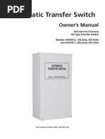 ATS Operation and Installation Manual | PDF | Battery (Electricity ...