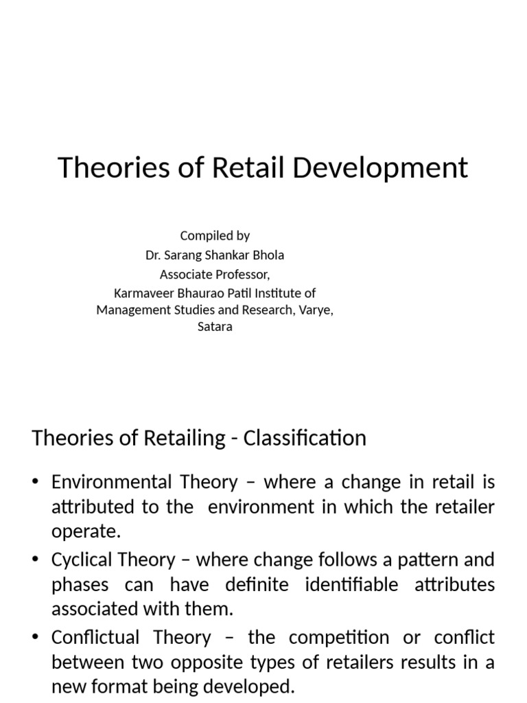 11 Theories - Retail | PDF | Retail | Merchandising