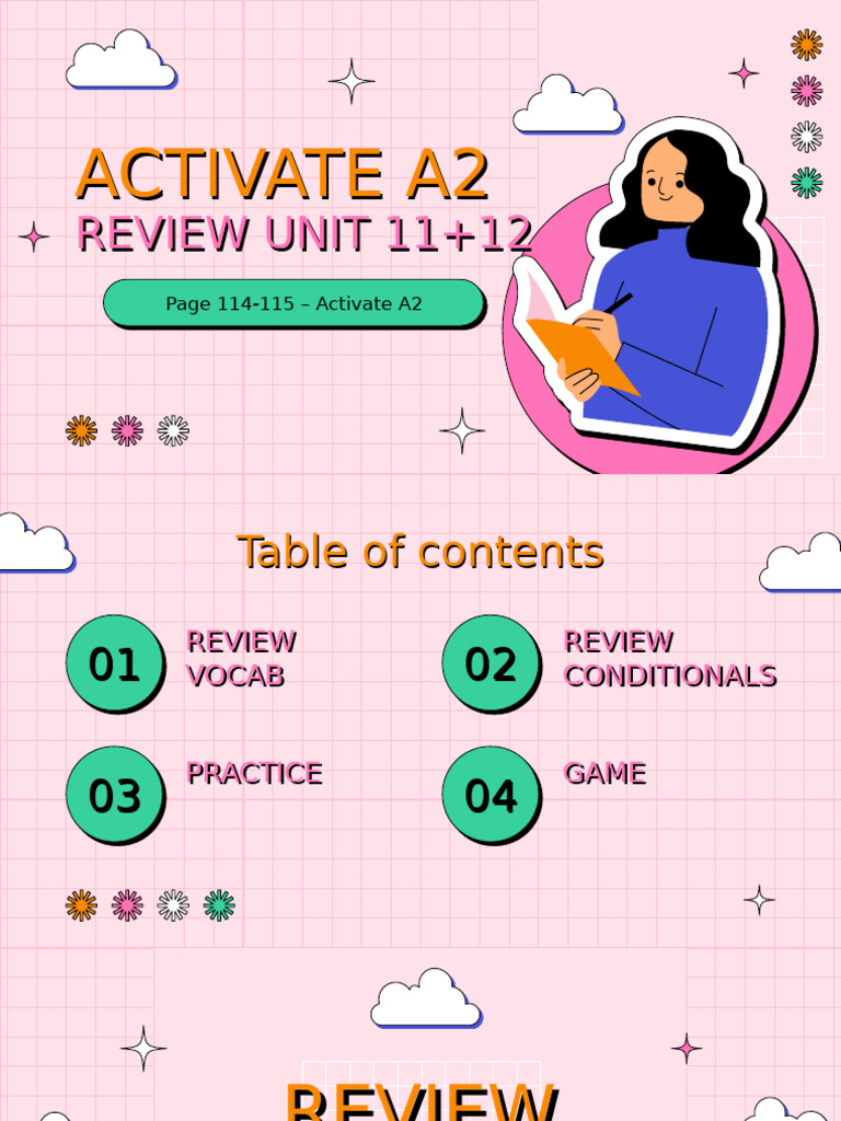 Activate A2: Unit 11+12 Review | PDF | Language Families | Languages