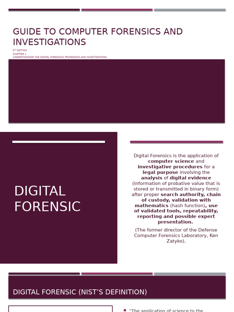 CH 01 | PDF | Digital Forensics | Computer Forensics