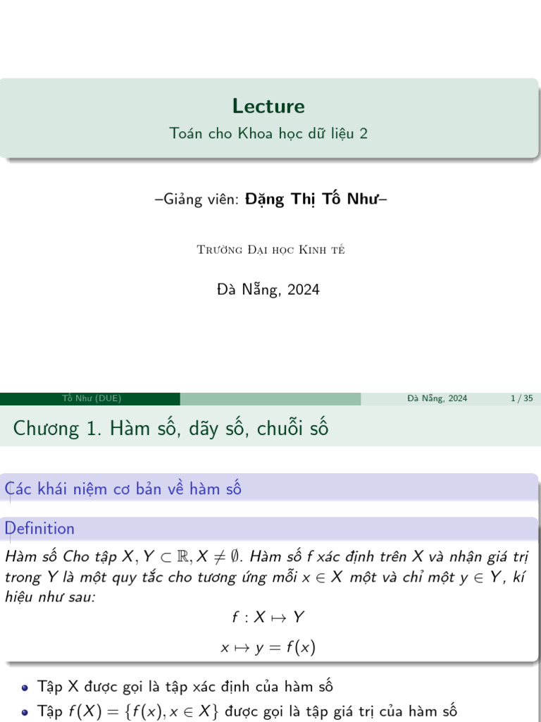 C1 - Ham So, Day So, Chuoi So | PDF