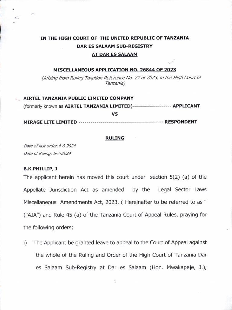 A Taxation Reference Is A Procedure Under Which Aggrieved Party Can ...