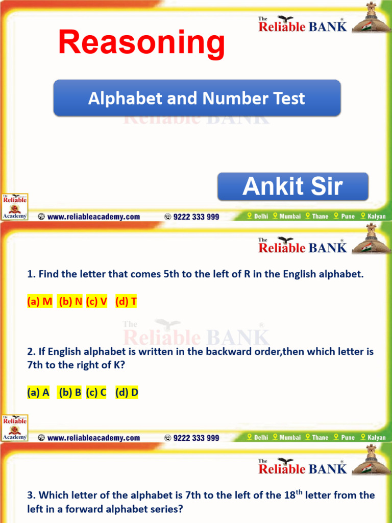 Alphabet & Number Puzzles | PDF | English Language | Alphabet
