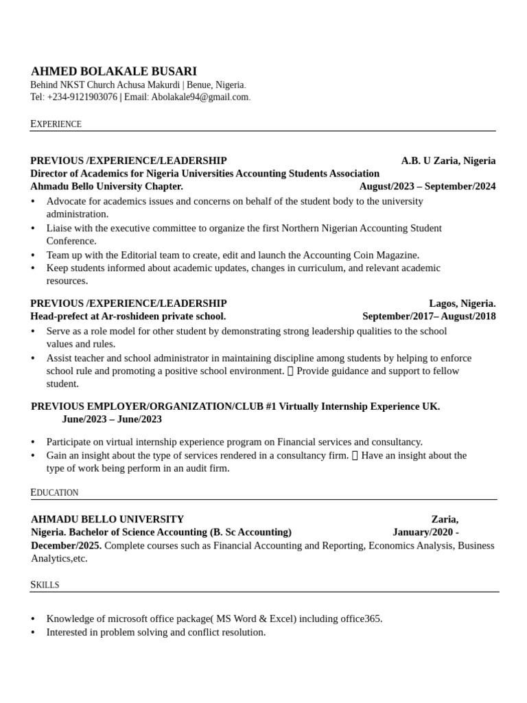 MY Resume | PDF
