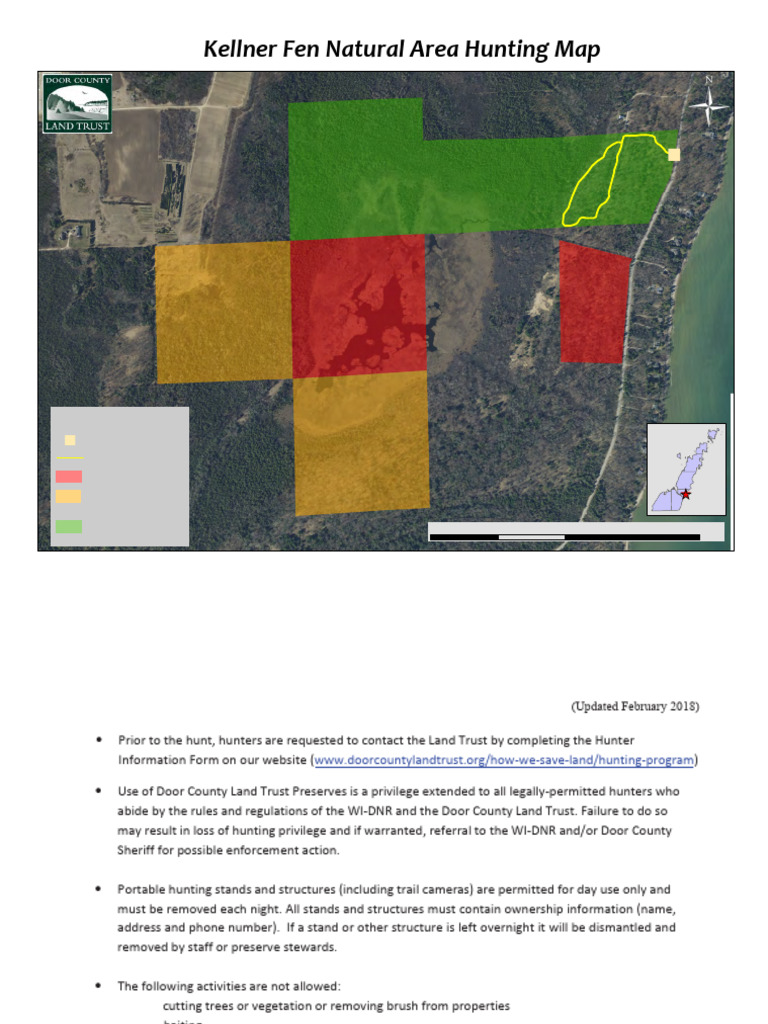 Kellner Fen Hunting Regulations Map | PDF | Hunting