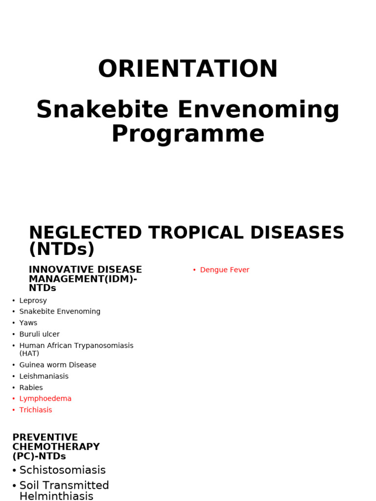 Snakebite Oreitation Students | PDF | Thrombosis | Clinical Medicine