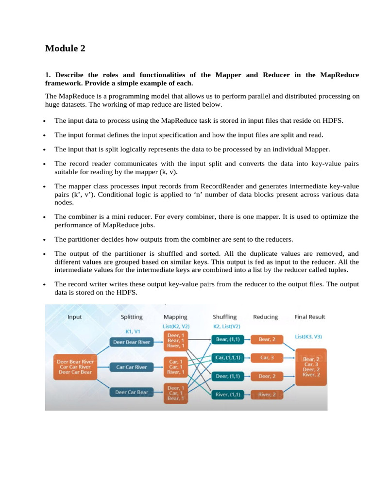 BDA MOD2 | PDF | Map Reduce | Apache Hadoop