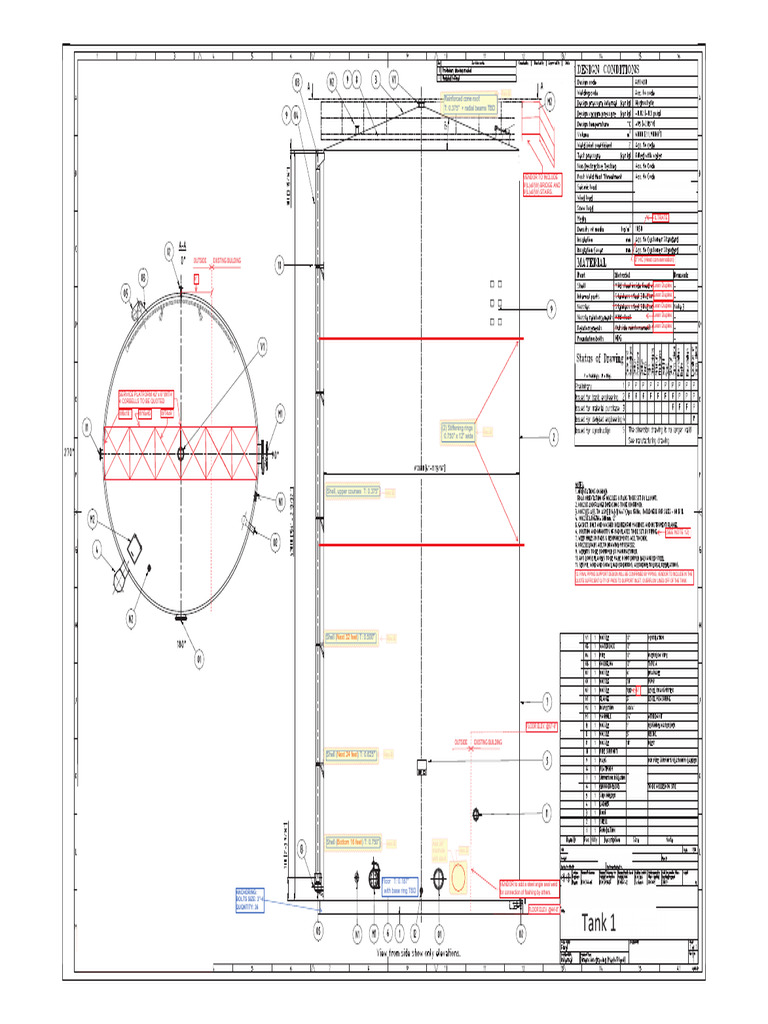 Filtrate Buffer Tank Markup Details | PDF | Civil Engineering ...