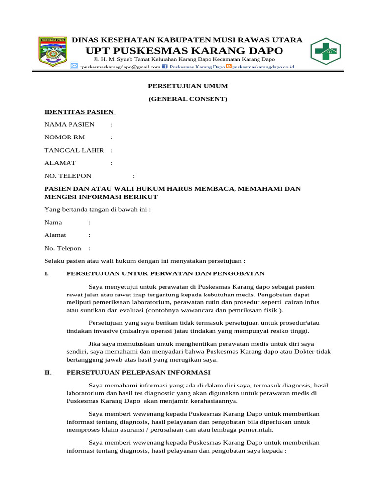 General Consent | PDF