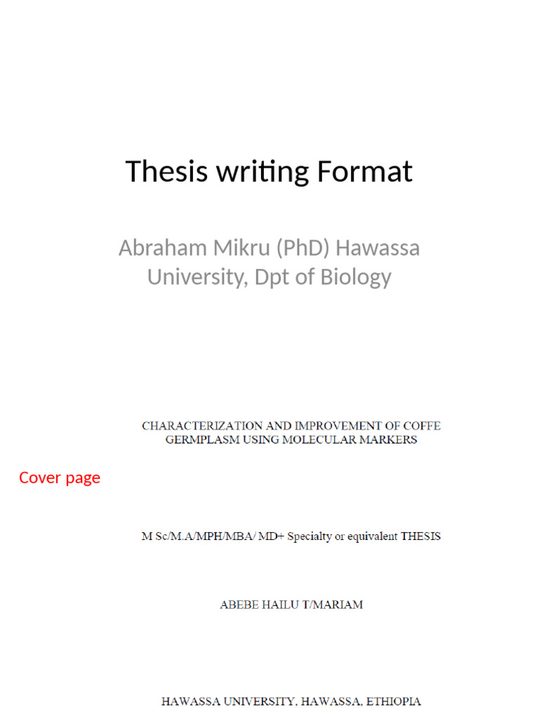 Thesis Writing Format (1) | PDF | Writing | Publishing