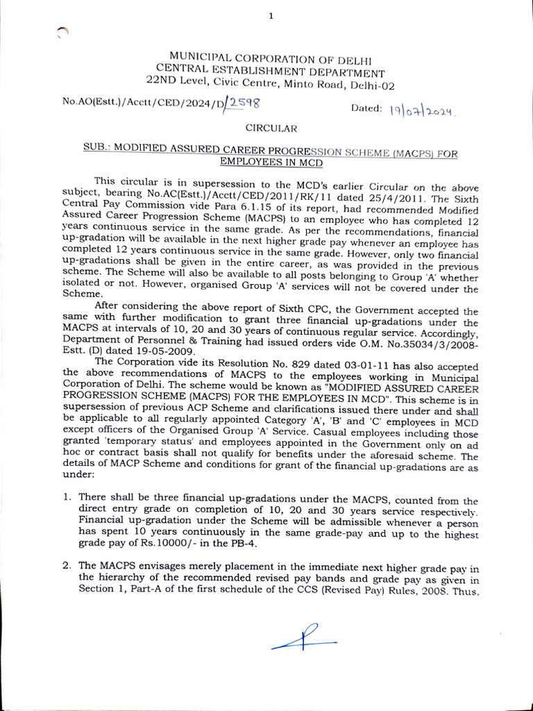 Macp-Order 19-07-2024 | PDF | Government