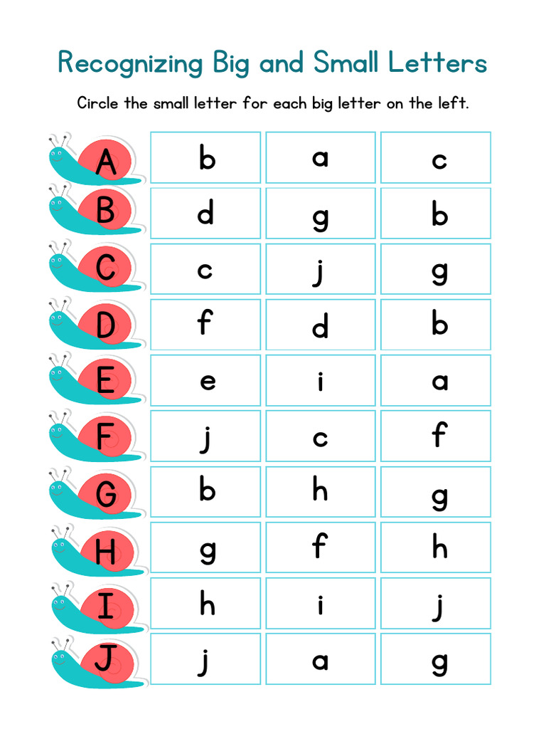 Colorful Simple Fill in Missing Alphabet Letters Worksheet | PDF