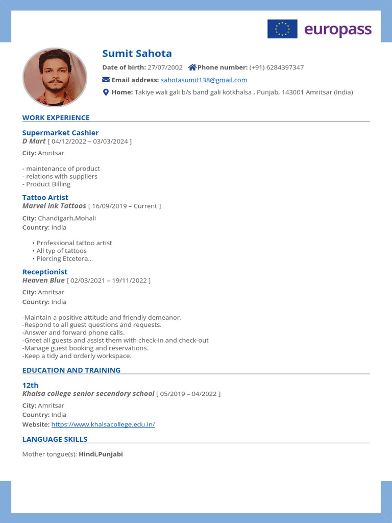 Sumit CV | PDF