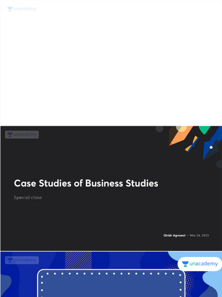 Case Studies of Business Studies With Anno | PDF