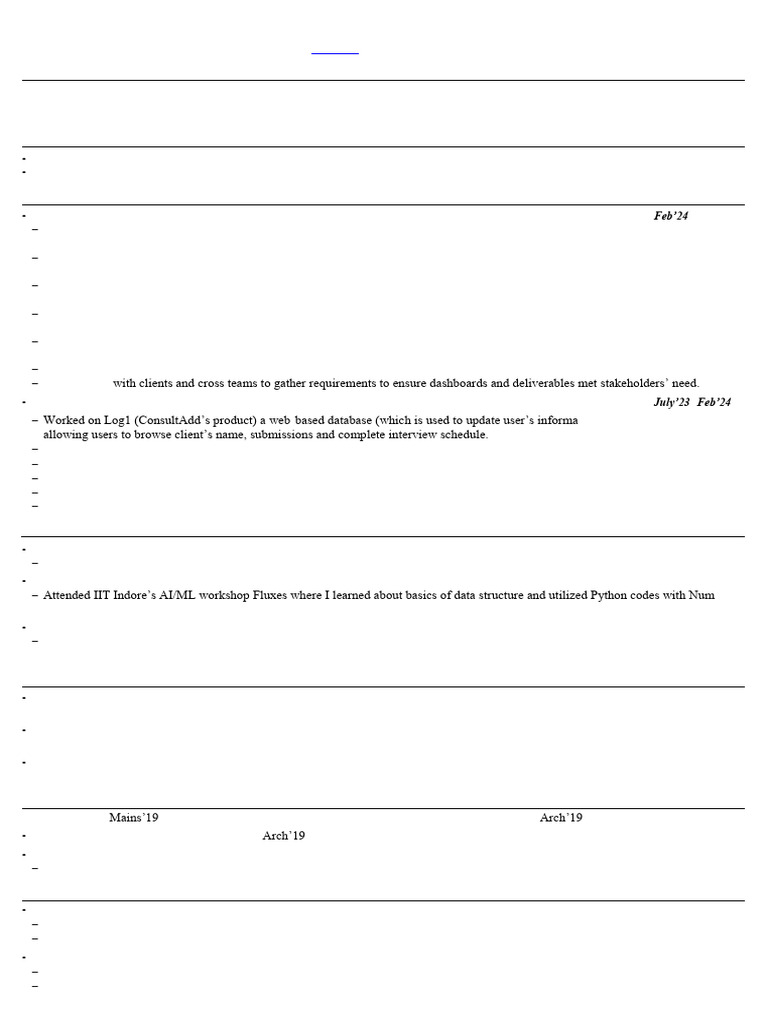 Data Analyst Resume: SQL & Tableau Expert | PDF | Microsoft Excel ...