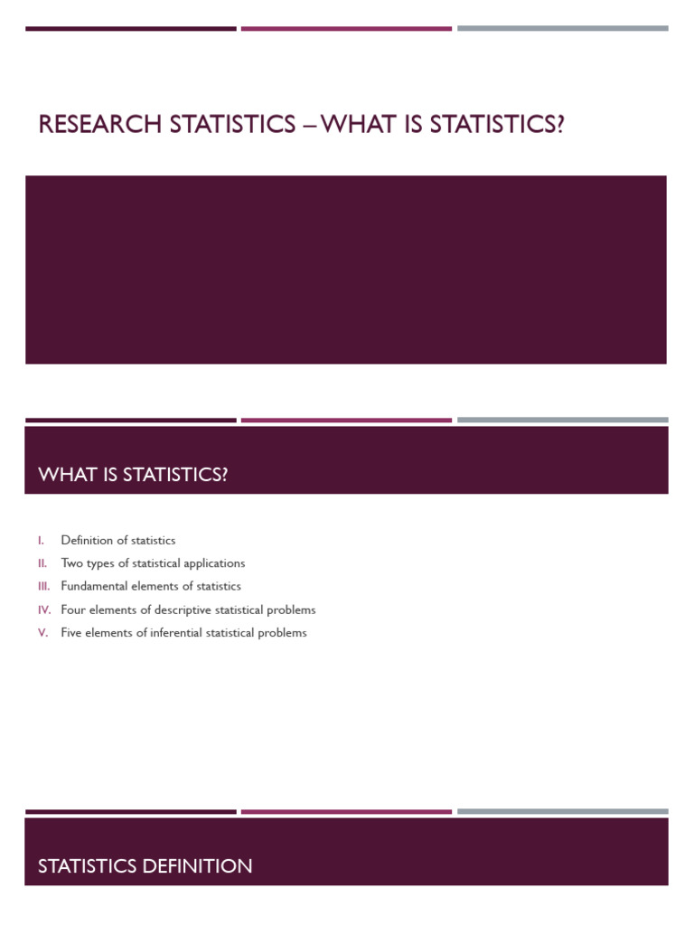 Introduction to Statistics Basics | PDF | Statistics | Statistical Inference