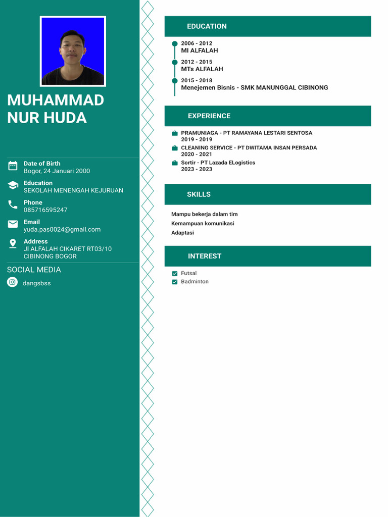 CV HUDA | PDF