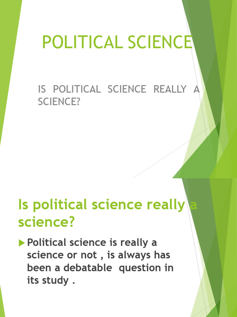 Is Political Science a True Science? | PDF | Science | Experiment