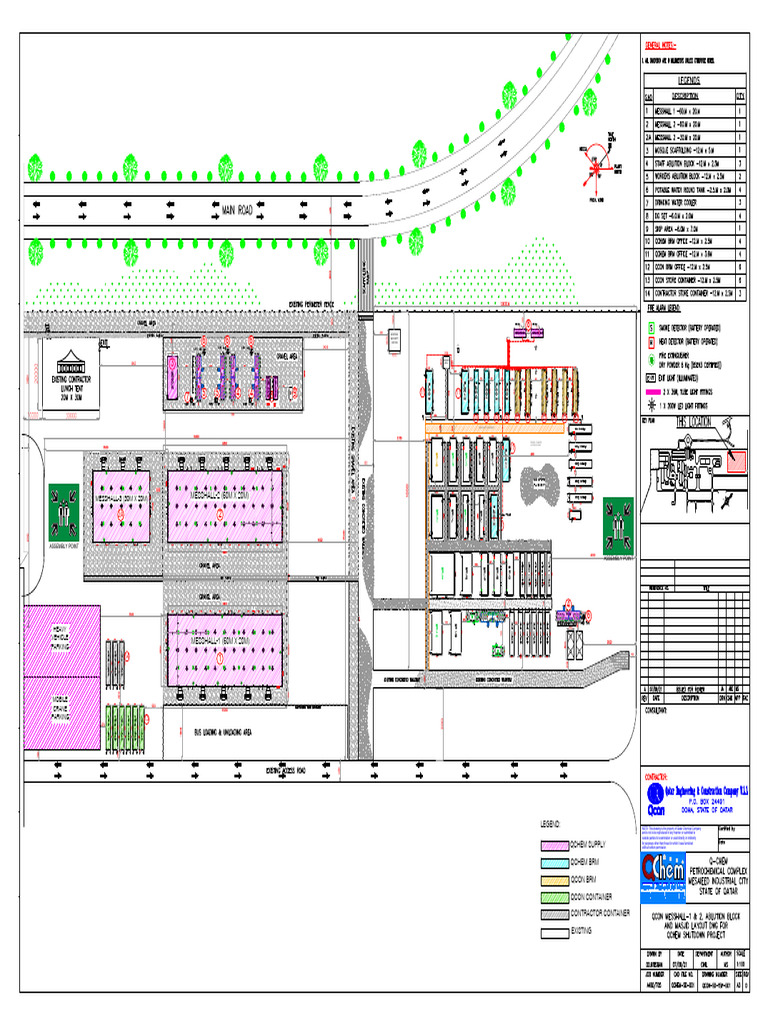 Qcon TSF Gen Layout For Qchem Shutdown Project 2022 - Rev.13 - 07-09-21 ...