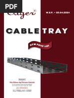 Cable Tray DATA SHEET | PDF | Sheet Metal | Galvanization