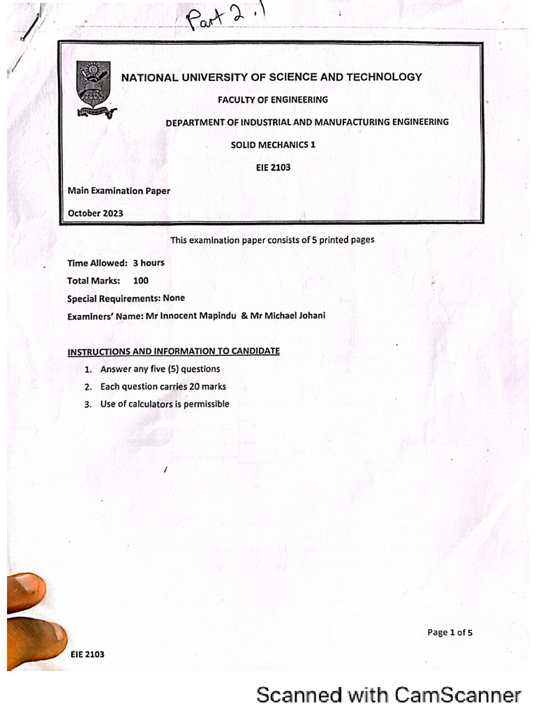 Solid engineering 2023 | PDF