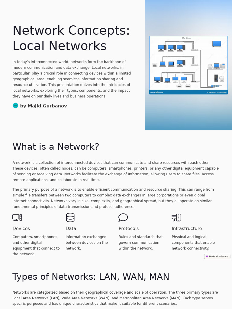 Understanding Local Area Networks (LANs) | PDF | Computer Network ...