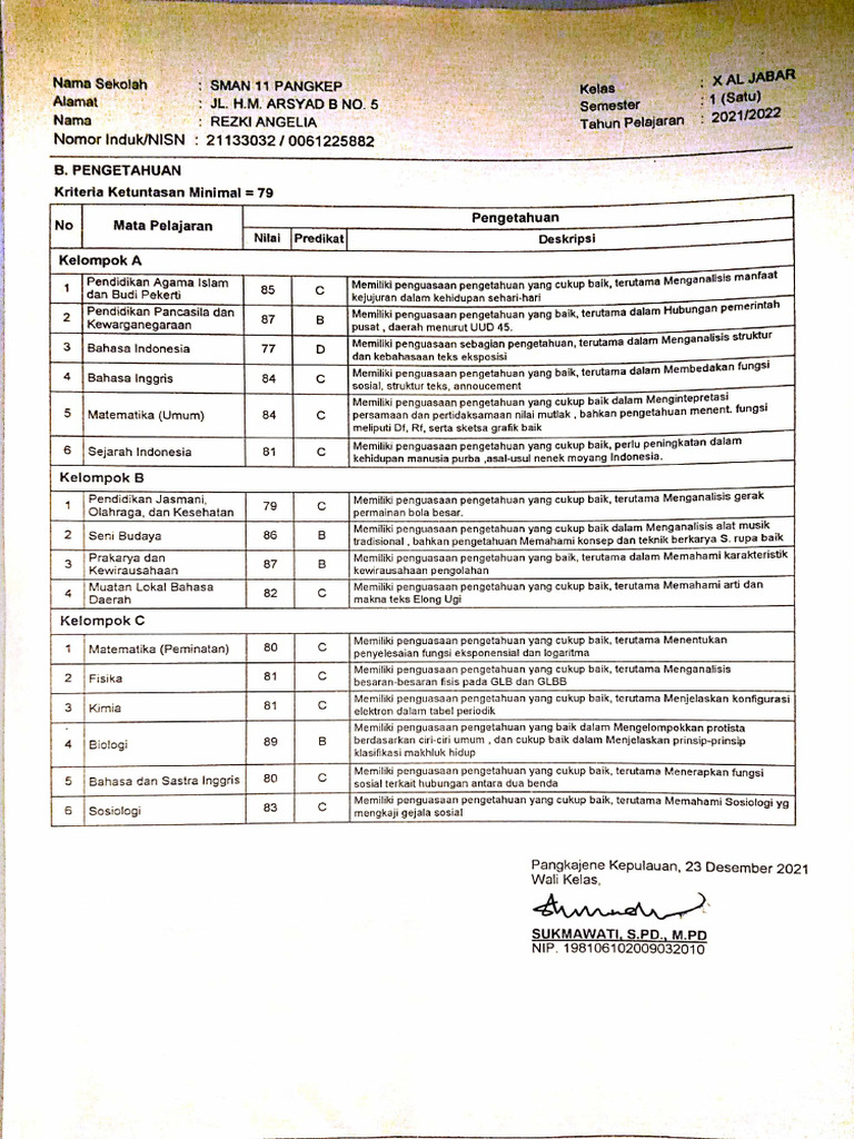 Semester 1 Aljabar - Compressed | PDF