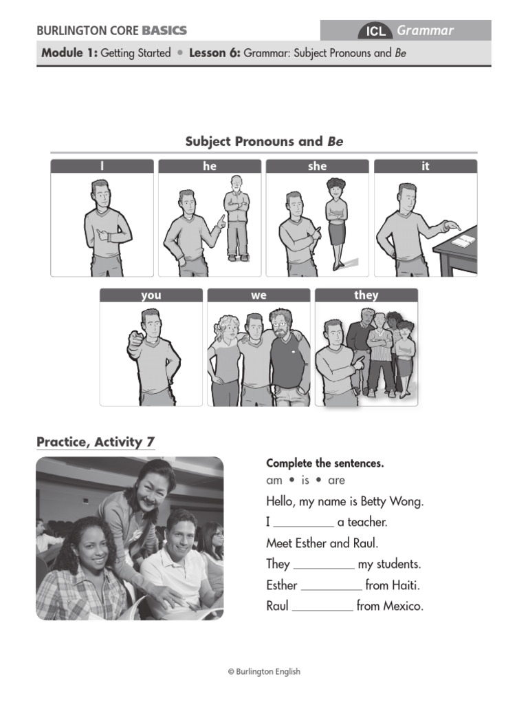Grammar Beginner Worksheet | PDF
