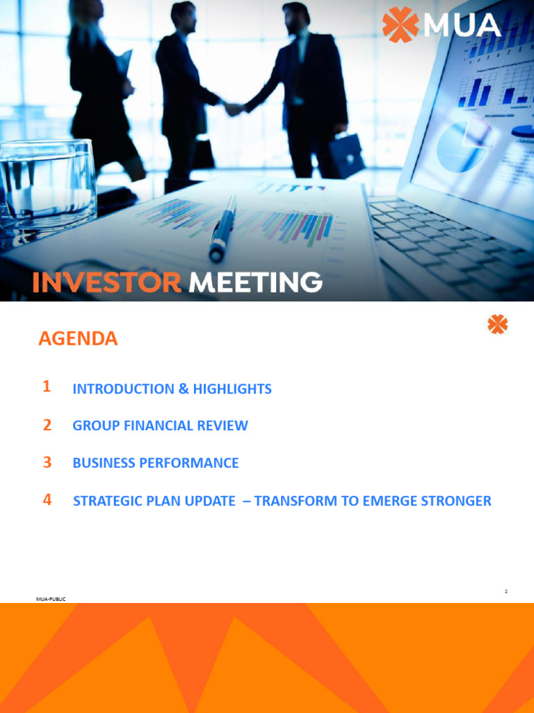 MUA Financial Performance Review | PDF | Insurance | Securitization