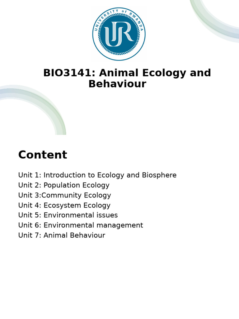 Unit 1 Introduction To Ecology and The Biosphere | PDF | Greenhouse ...