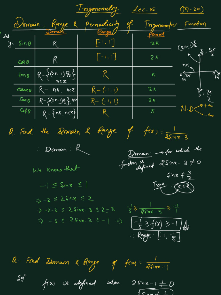 Trigonometry Lec 05 | PDF