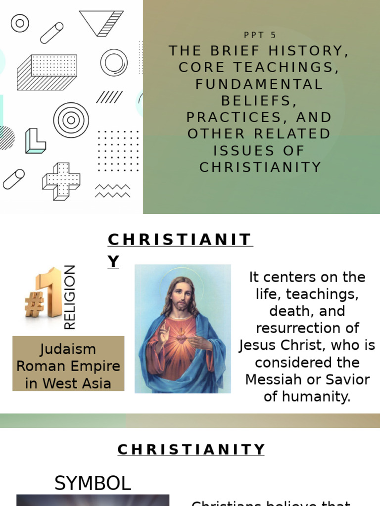 Overview of Christianity's Core Teachings | PDF | Sacraments | Ten ...