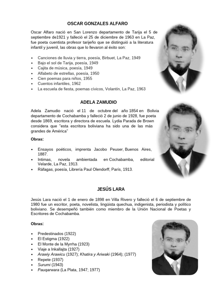 Biografia de Autores | PDF