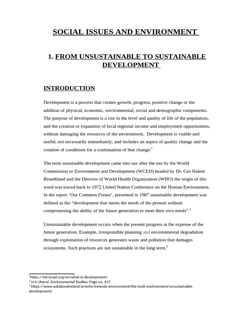 Evs Project | PDF | Sustainability | Sustainable Development