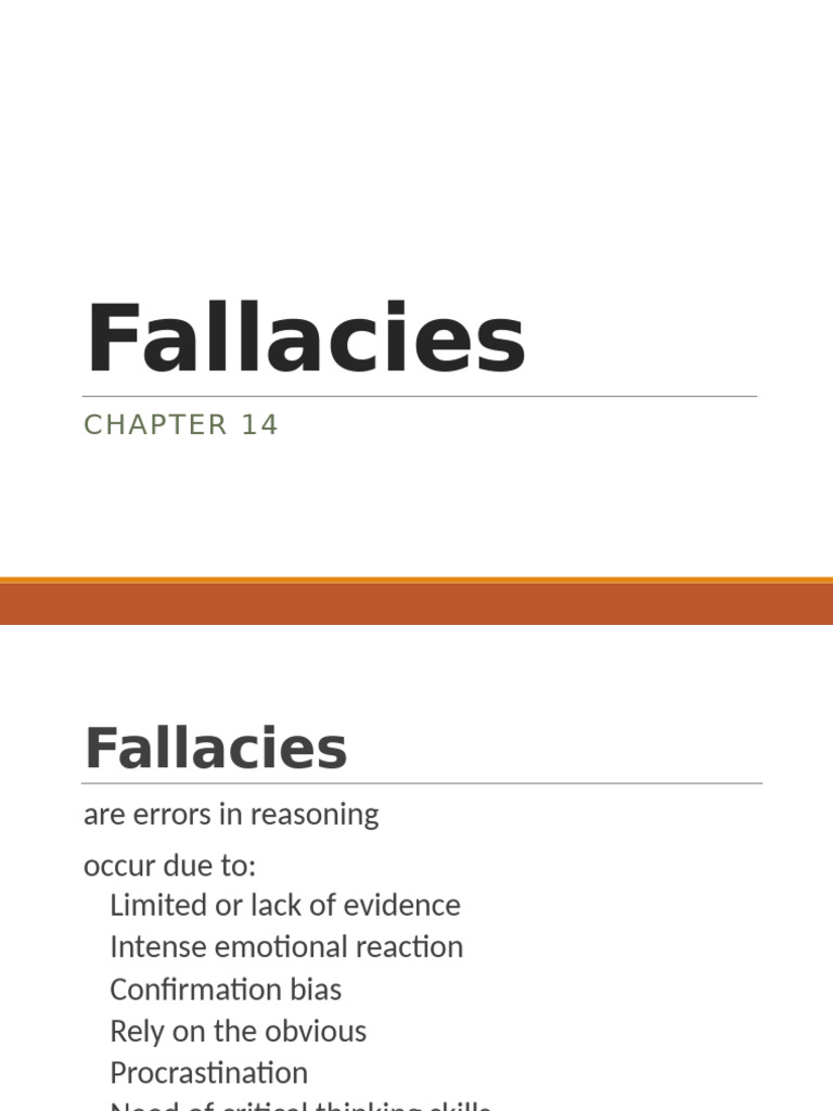 Understanding Common Logical Fallacies | PDF | Fallacy | Cognition