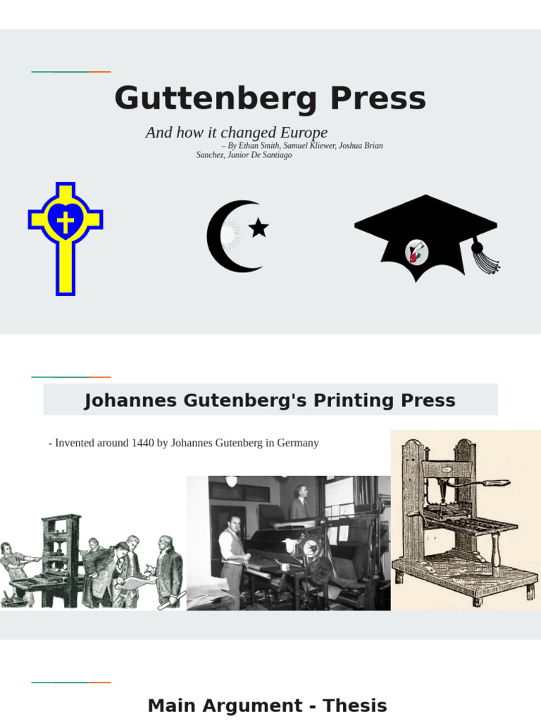 Gutenberg Printing Press | PDF | Printing Press | Printing