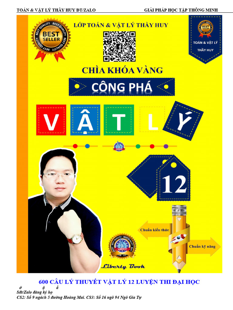 l12 600 Câu Lý Thuyết Vật Lý 12 Ltđh (Thầy Huy) | PDF