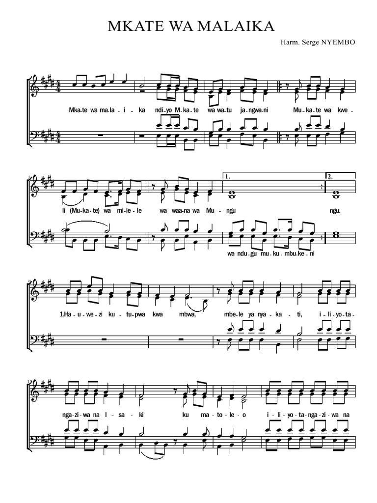 Mkate Wa Malaika | PDF