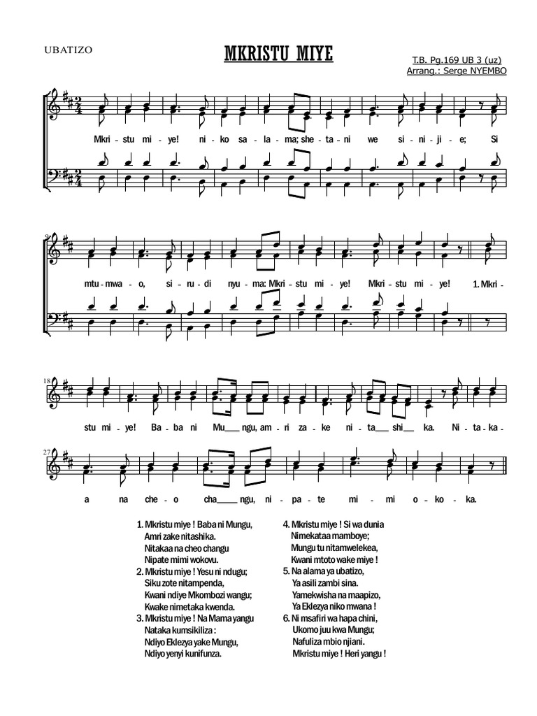 Mkristu Miye | PDF