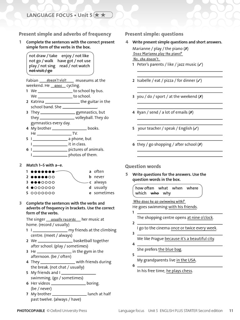 Unit 5 Langfocus Two Star | PDF | Linguistics | Syntax