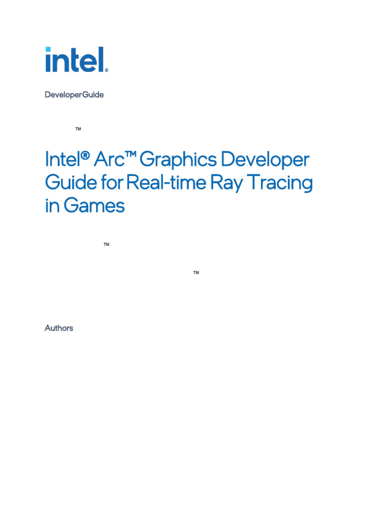 intel-rtrt -applications-developer-guide-v4 | PDF | Shader | Pointer ... intel-rtrt -applications-developer-guide-v4 | PDF | Shader | Pointer ...