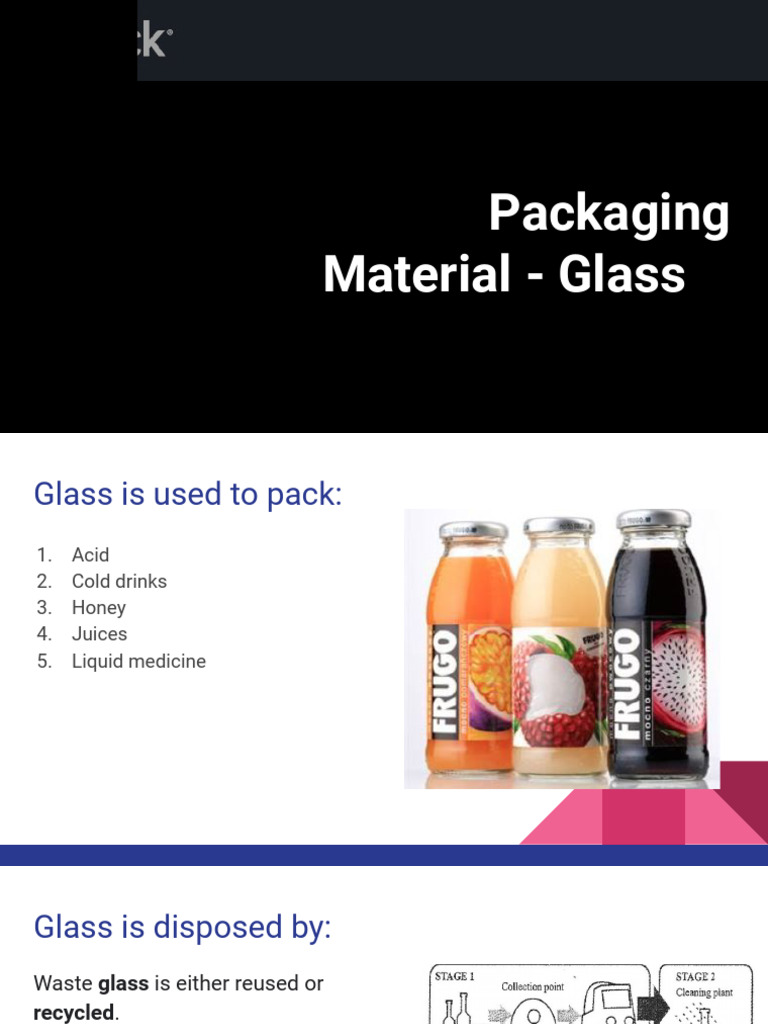 Packaging material Glass | PDF