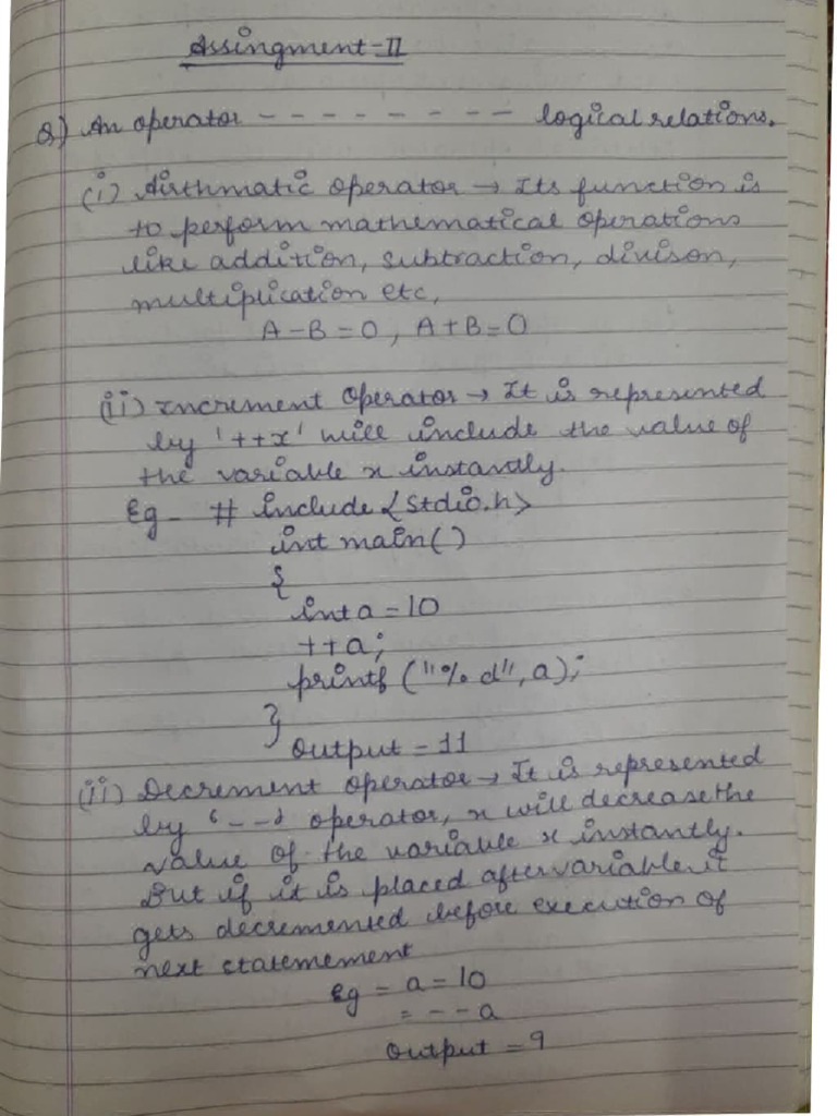 Pps Assignment.2 | PDF