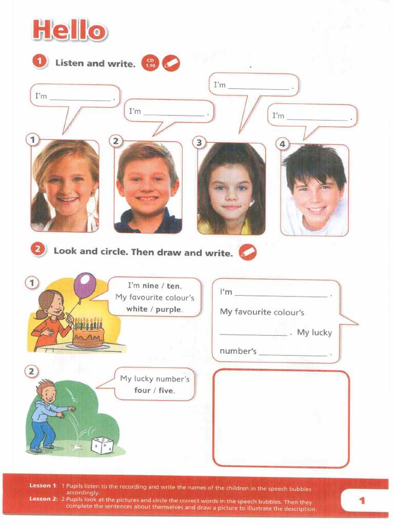 New English Adventure Action Book 2 | PDF