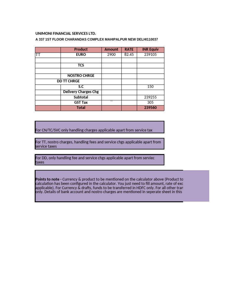 Forex Calculations and Bank Account | PDF | Banking | Market (Economics)