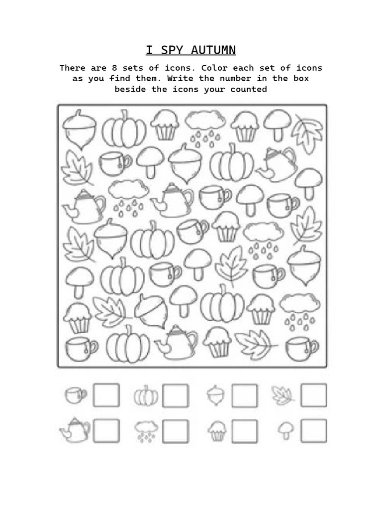 I Spy Autumn | PDF